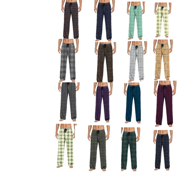 Afuyipoi Mens Casual Sleep Pants, Relaxed Fit Sleepwear Home Leisure ...