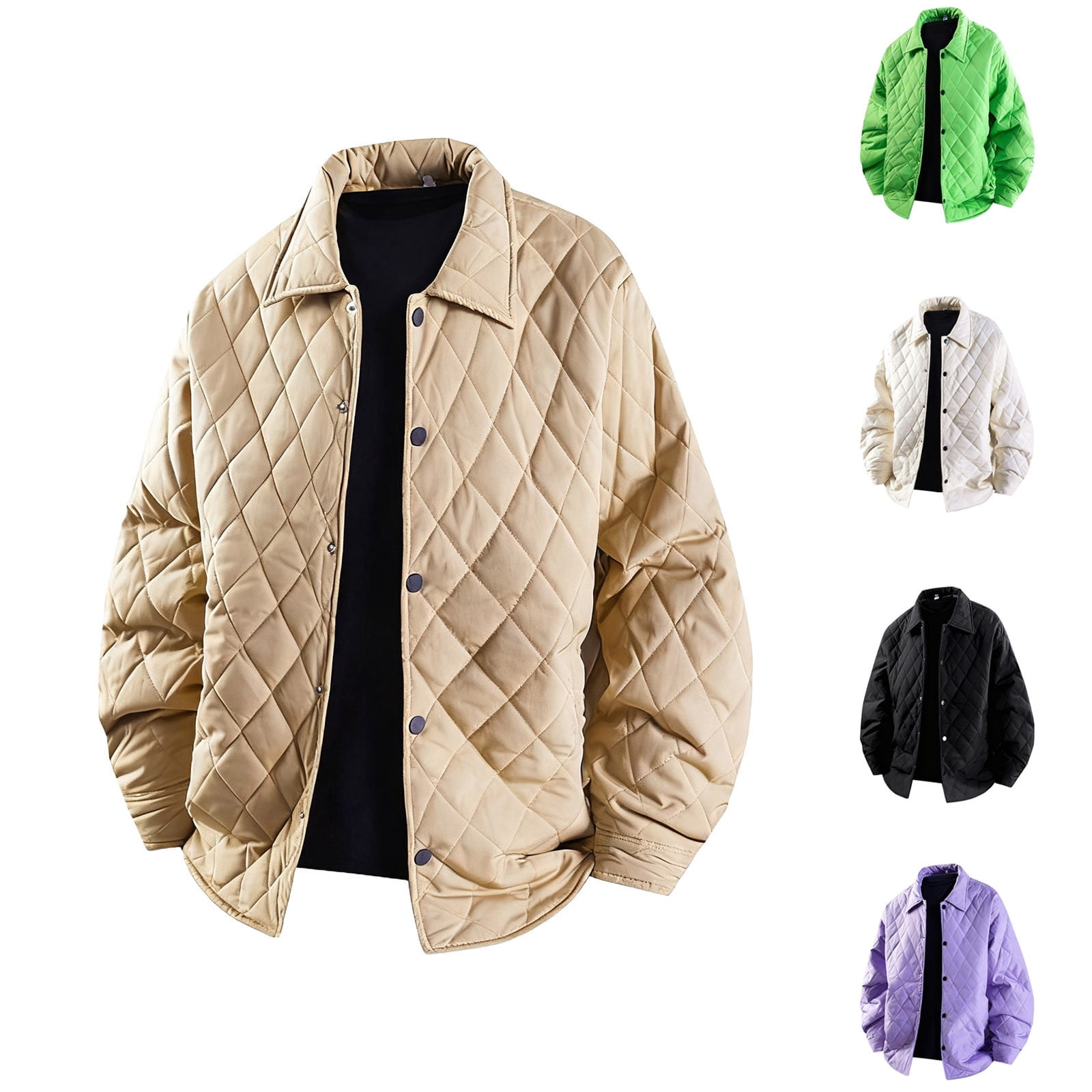 Afuyipoi Outdoor Jacket Men,Long Sleeved Lightweight Warm Fall Winter ...