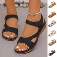 Afuyipoi Women's Platform Wedge Sandals Adjustable Ankle Strap Open Toe ...