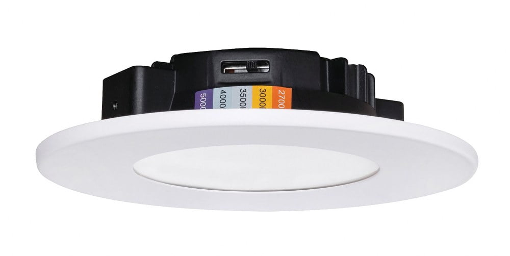 CNRF04LAJD1WH AFX Connor - 12W 1 LED Flush Mount-1.13 Inches Tall and 5 ...