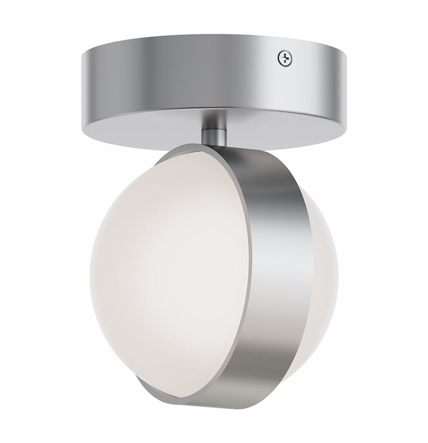 Afx Vrnf05lajud Verona 5" Wide Led Semi-Flush Globe Ceiling Fixture - Nickel - Walmart.com
