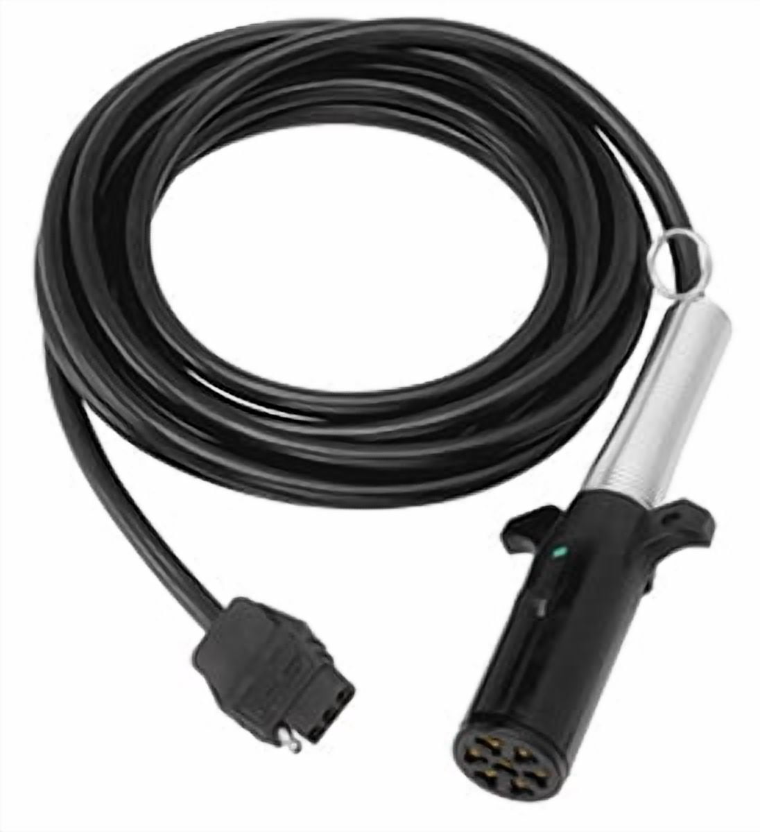 Ag Straight Section Harness w/ 7-Pin Ag Plug and 4-Flat, 30' Long ...