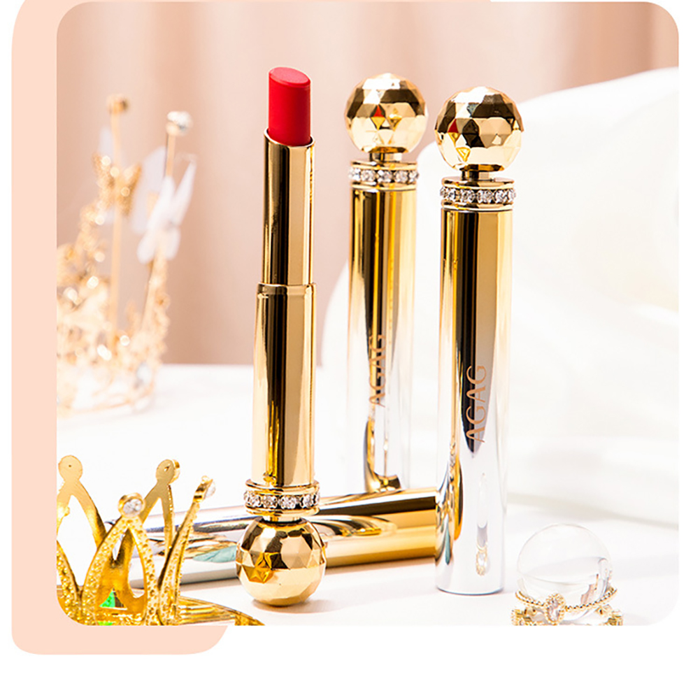 AgAG rich colorless clipper mouth red silk slide color lasting matte ...