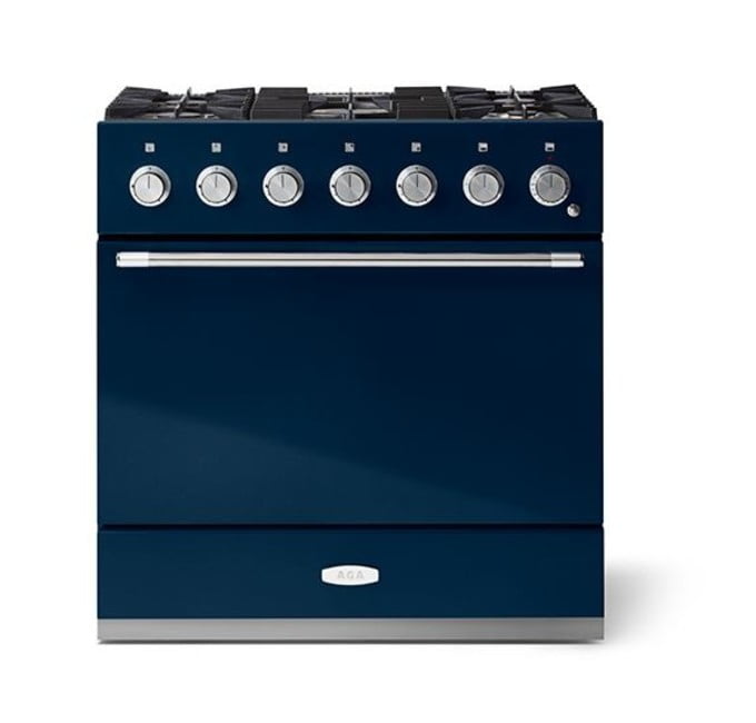 Aga Amc36df Mercury Series 36" Wide 4.9 Cu. Ft. Slide In Dual Fuel Range - Indigo - Walmart.com