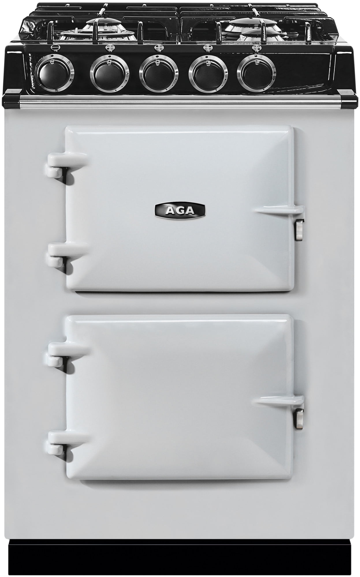 Aga Atc2df Classic 24" Wide 2.84 Cu. Ft. Slide In Dual Fuel Range ...