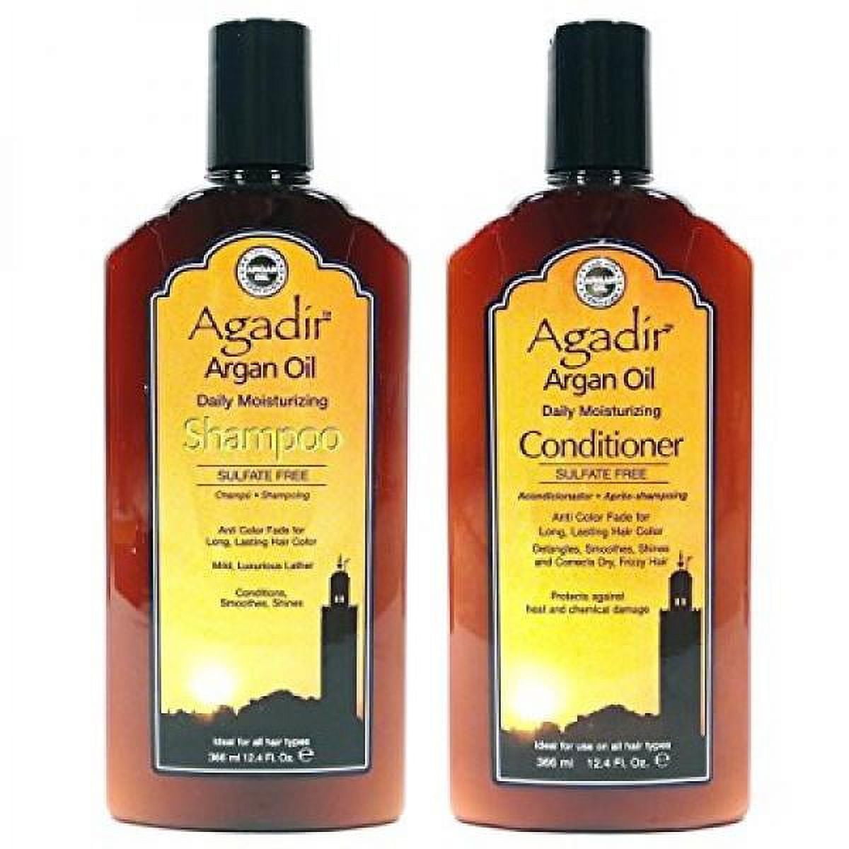 Agadir Argan Oil Hair Shampoo + Conditioner Combo Set 12.4oz/366ml ...