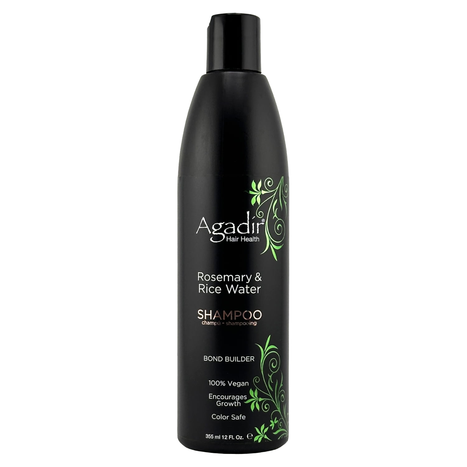 Agadir Rosemary & Rice Water Shampoo 12oz (Pack of 2) - Walmart.com