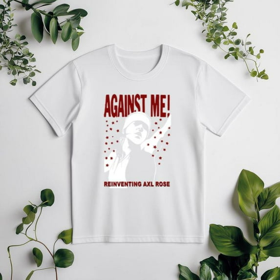 Against Me! Reinventing Axl Rose Classic Punk Rock Band Fan T-Shirt ...
