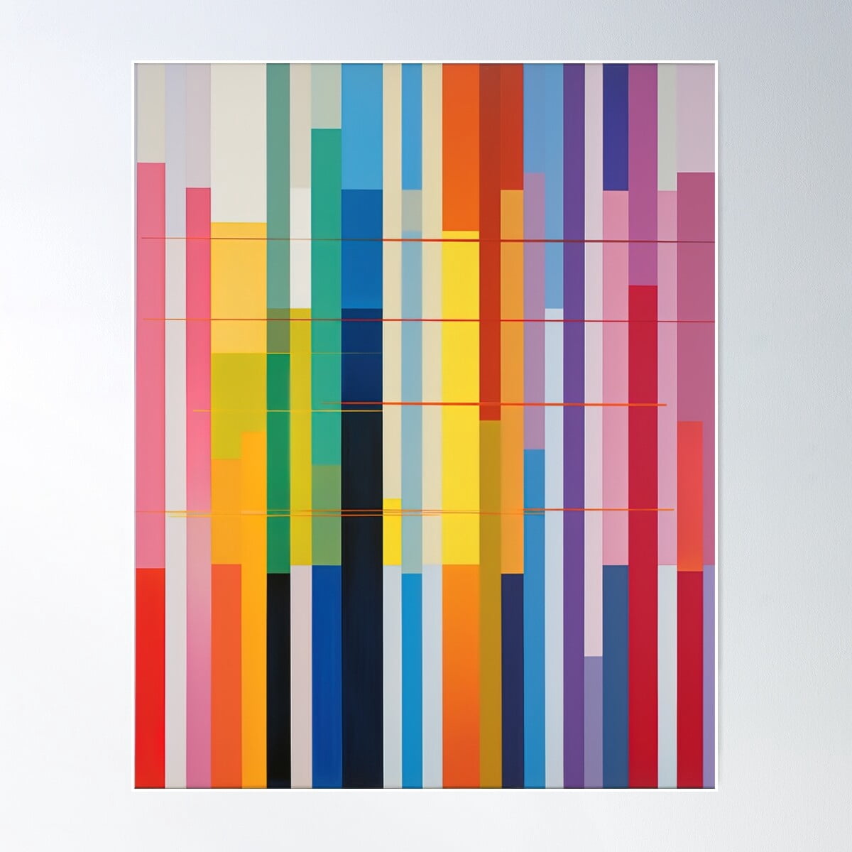 Agam Illusion Poster Wall Art, Modern Wall Decor For Living Room ...