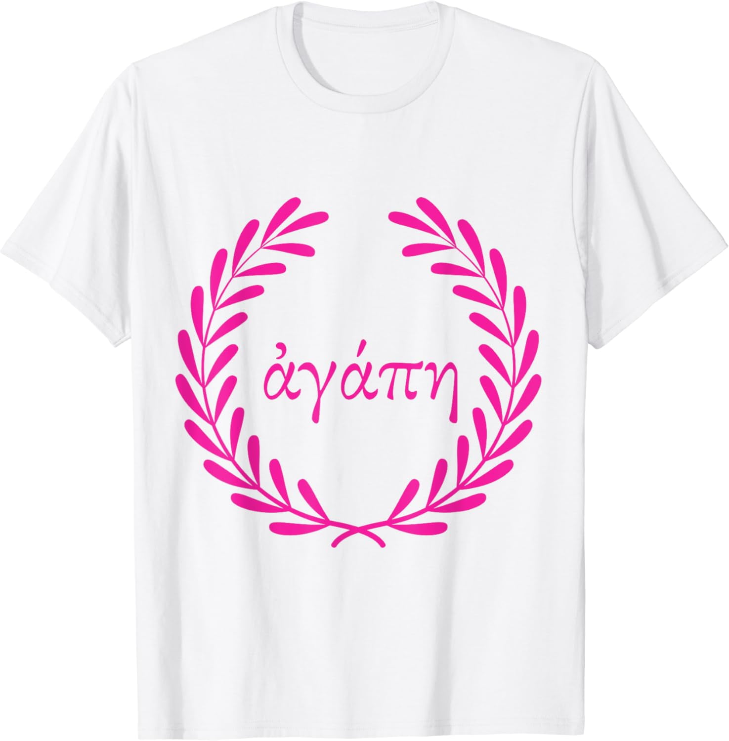 Agape is "Love in Greek Language, Greece Vacation Souvenir T-Shirt ...