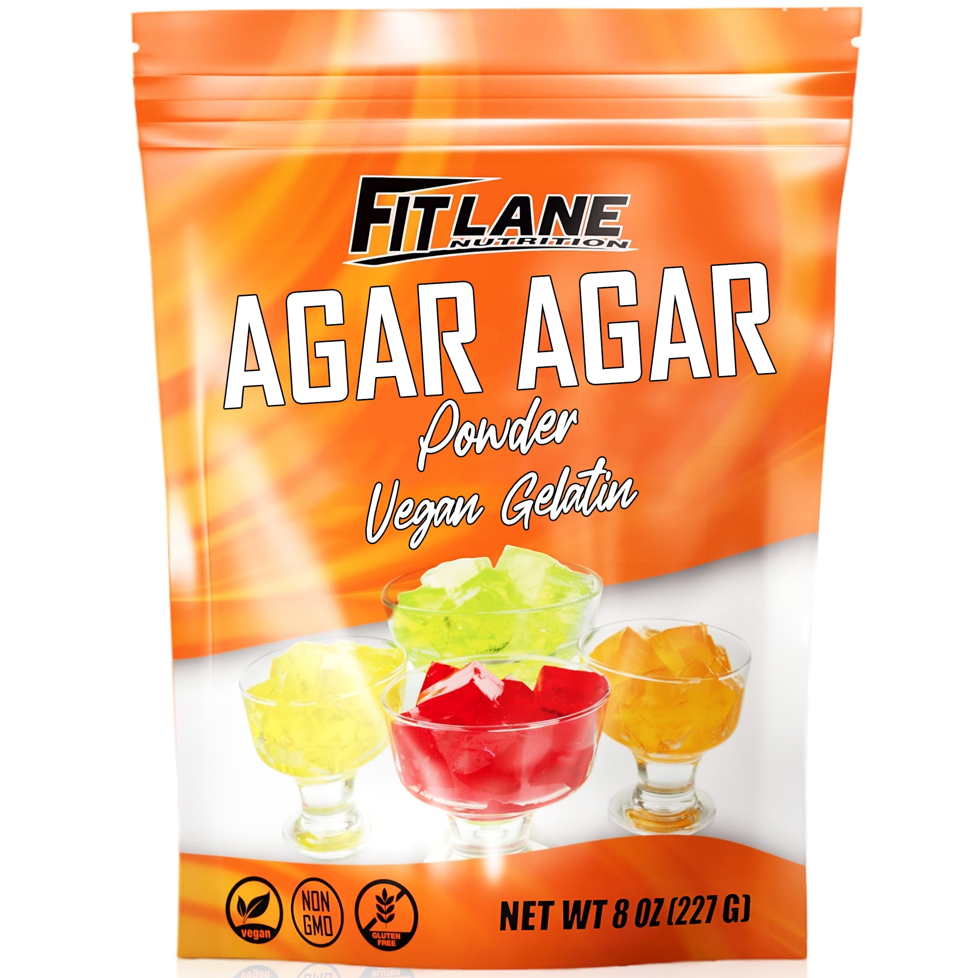 FitLane Nutrition Agar Agar Powder, Vegan Gelatin Substitute, 8 oz, 151 Servings - Walmart.com