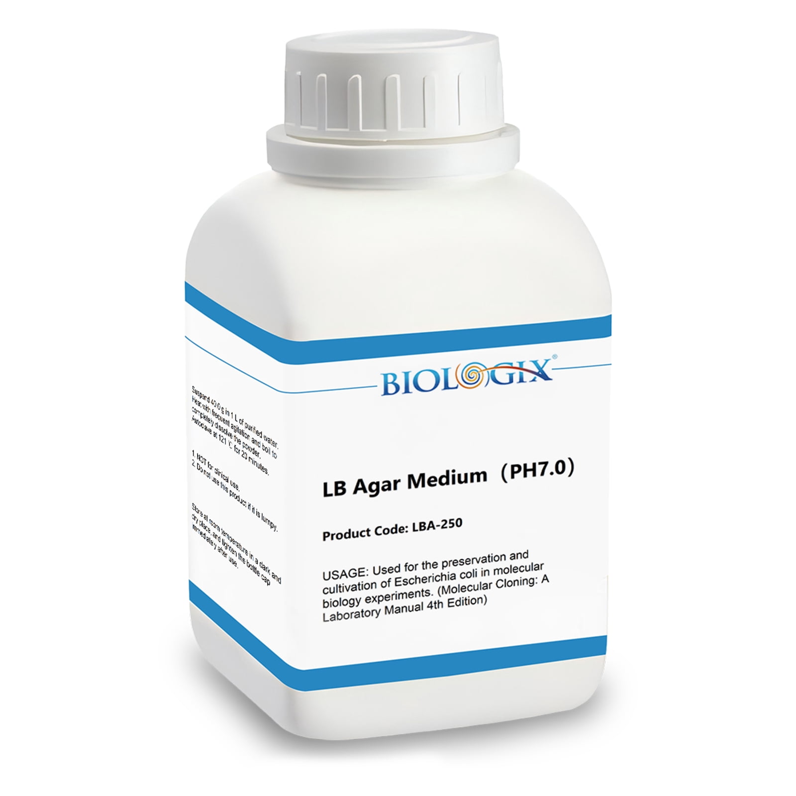 Agar Medium Powder, 250g/Bottle, Laboratory Grade with Tryptone, Yeast ...