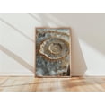 Agate Geode Slice Earth Tone Living Room Decor, Unframed Poster ...