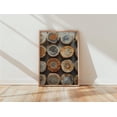 Agate Stone Slice Rustic Gray Amber Graphic Poster Unframed Paper Print ...