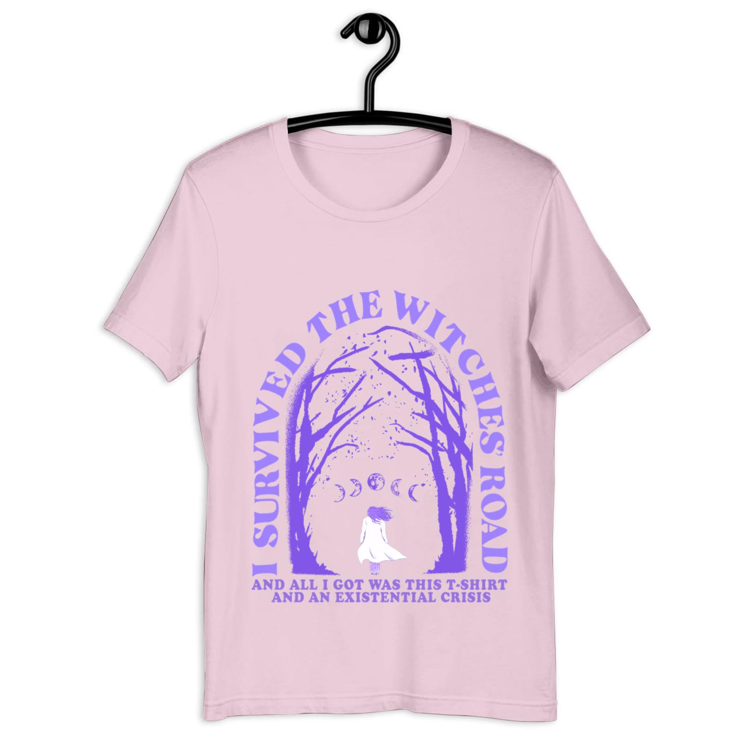 Agatha All Along I Survived The Witches' Road T-shirt - Walmart.com