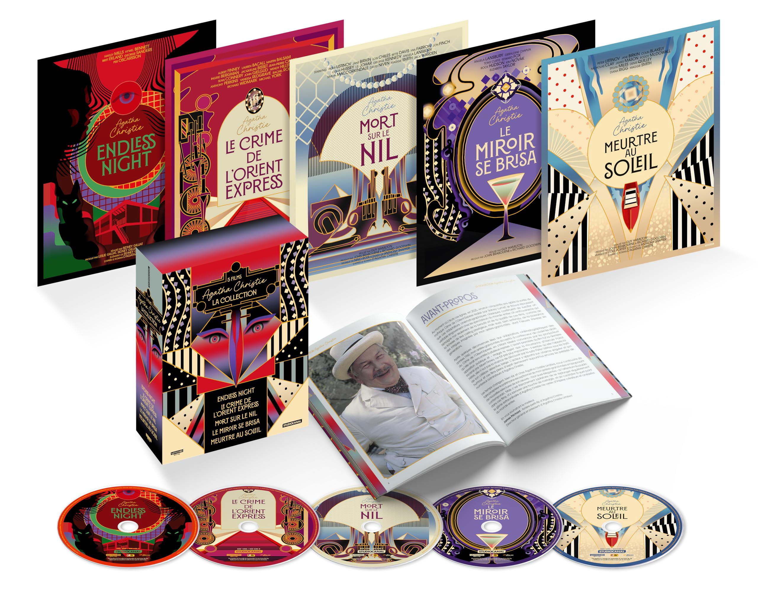 Agatha Christie-Coffret 5 Films (4K Ultra HD) Angela Lansbury Colin ...