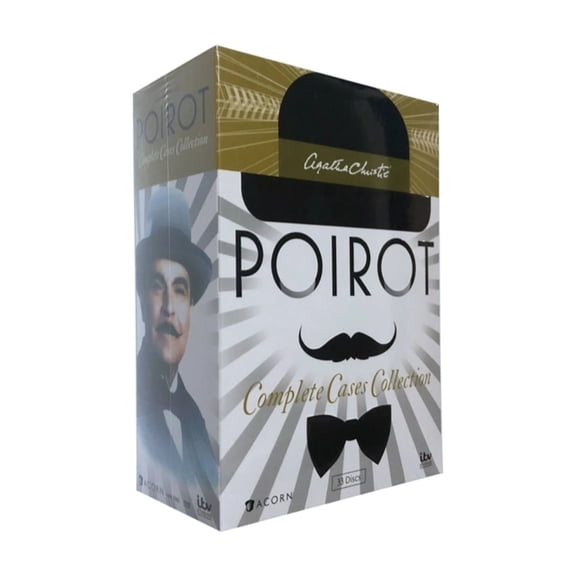 Agatha Christie's Poirot Mysteries Complete Series Collection, 33 DVD ...