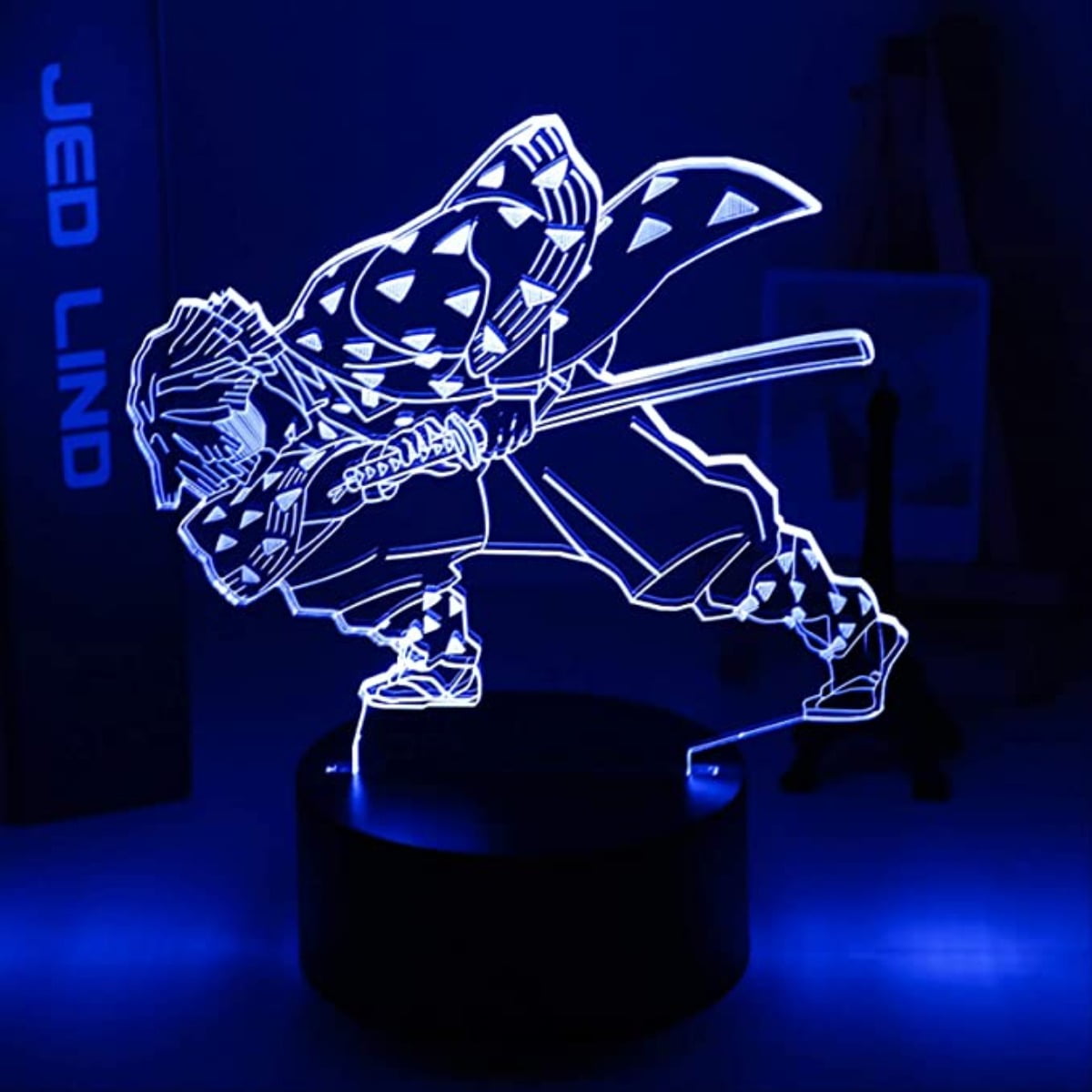 Agatsuma Zenitsu Demon Slayer 3D Illusion Light LED Anime Neon Night ...