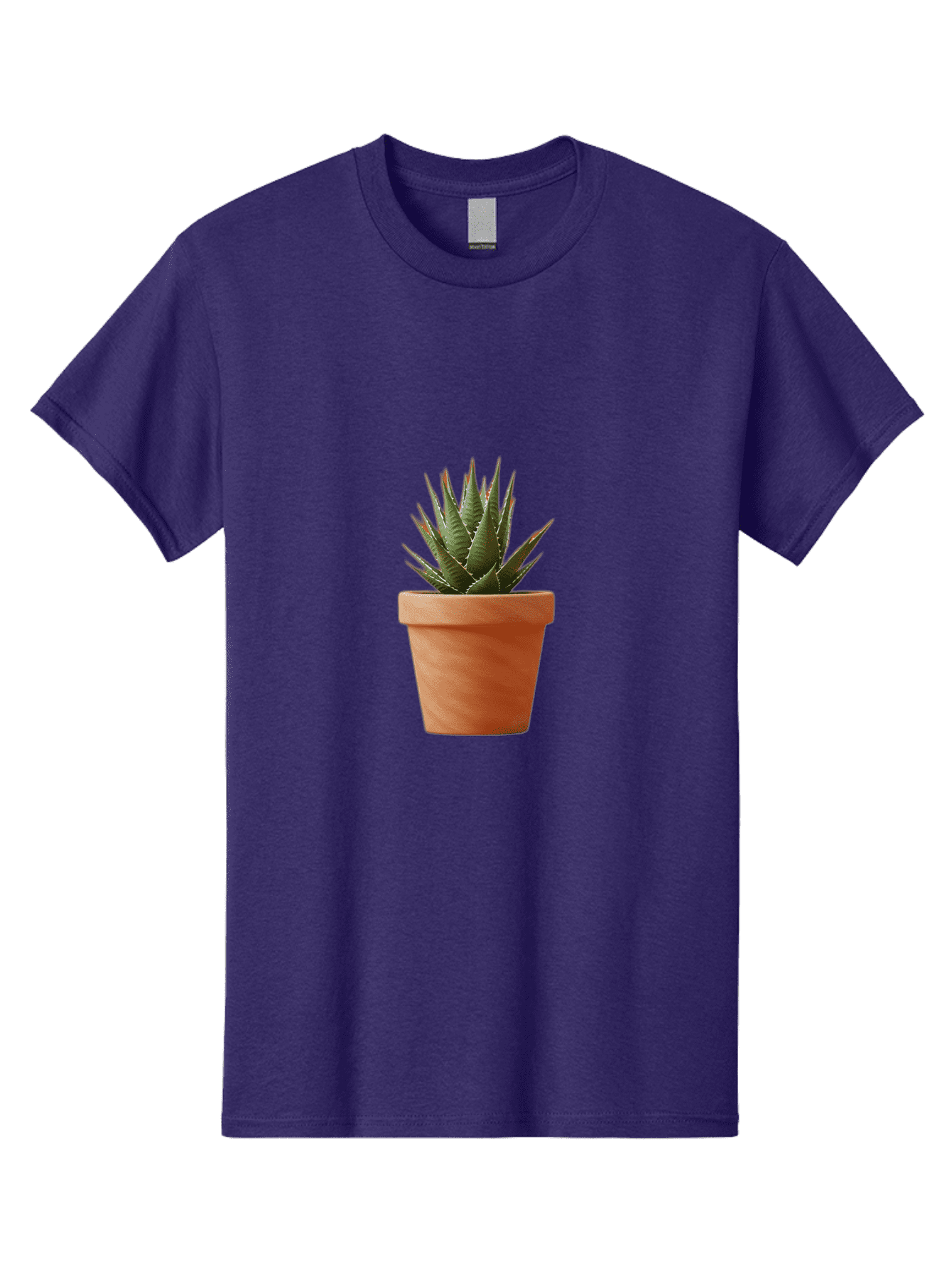 Agave-In-Terracotta-Pot Mens Graphic Tee, 100% Cotton, Casual Summer ...