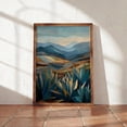 Agave Landscape Poster Jalisco Mexico Desert Wall Art Warm Home Art ...