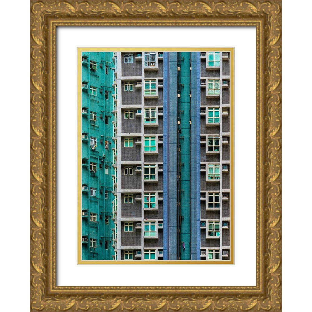 Agazzi, Andreas 11x14 Gold Ornate Wood Framed with Double Matting ...