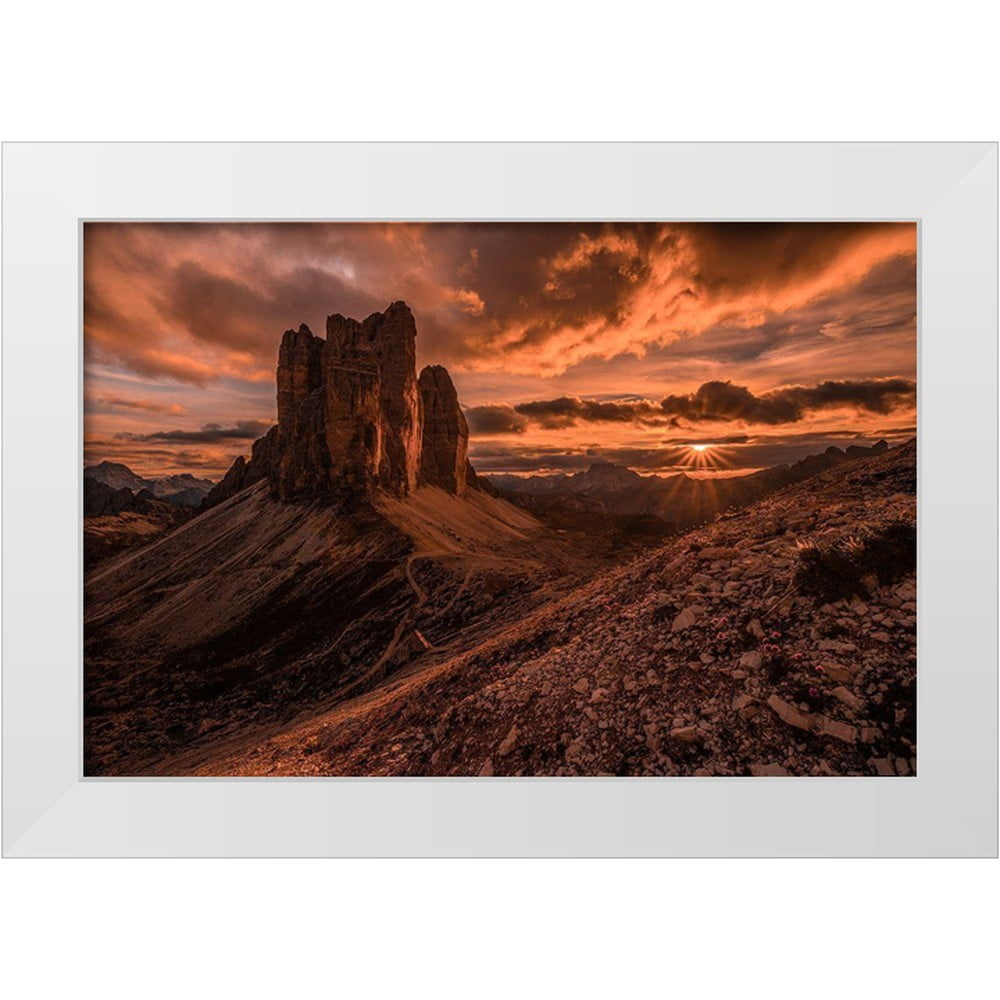 Agazzi, Andreas 18x13 White Modern Wood Framed Museum Art Print Titled ...