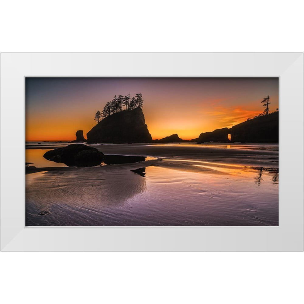 Agazzi, Andreas 32x20 White Modern Wood Framed Museum Art Print Titled ...