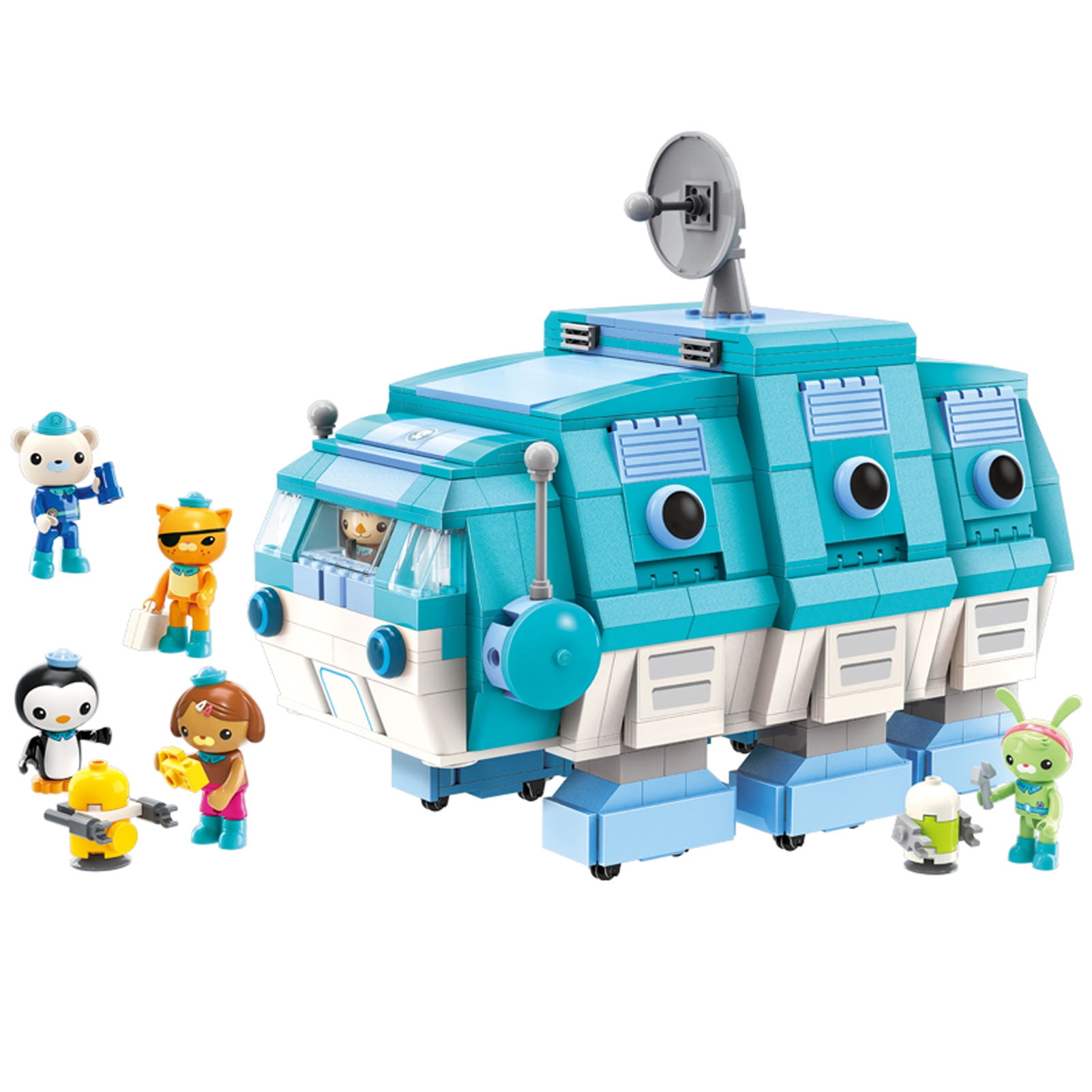 Octonauts 766pcs Building Block Set, Age 8+, Includes GUP-I Vehicle ...