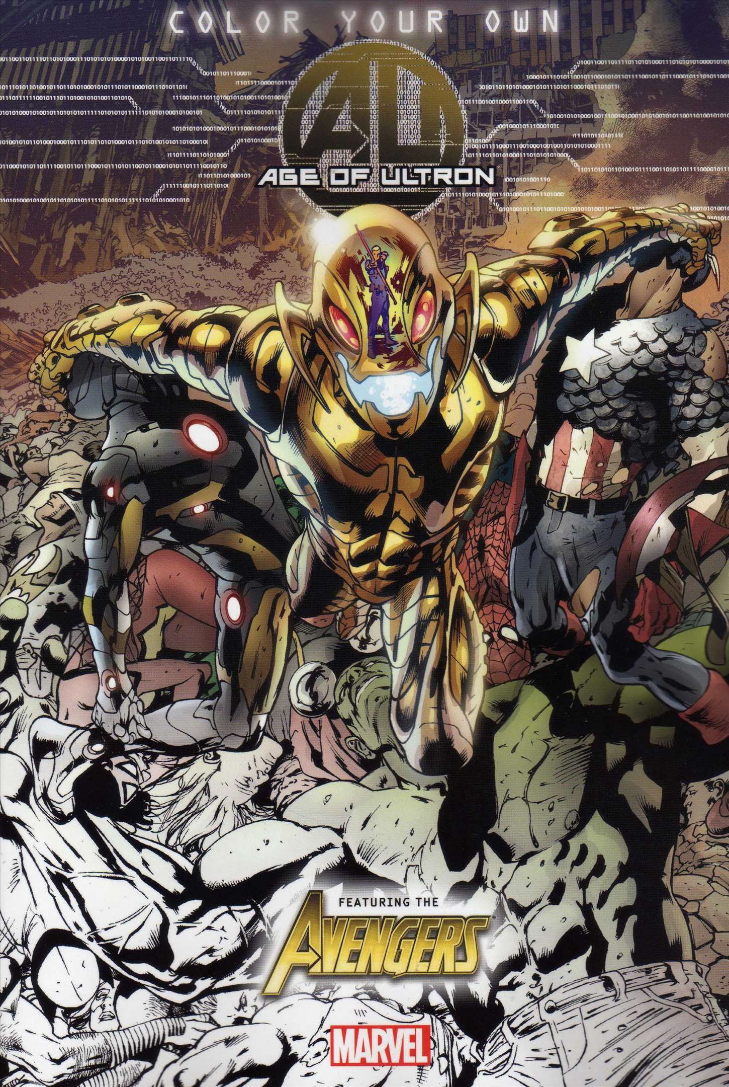 Age of Ultron Coloring Book TPB #1 VF ; Marvel Comic Book - Walmart.com