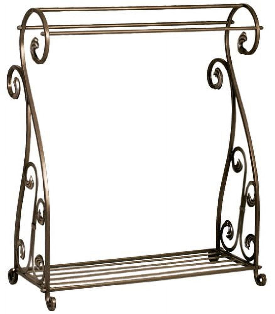Aged Bronze Metal Quilt Rack - Walmart.com