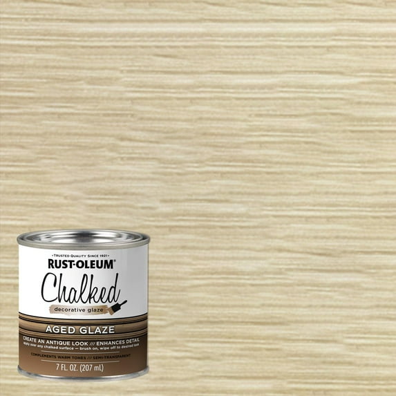 4 Pack, Aged Glaze, Rust-Oleum Specialty Chalked Matte Paint - 349608, 1/2 Pint - Walmart.com