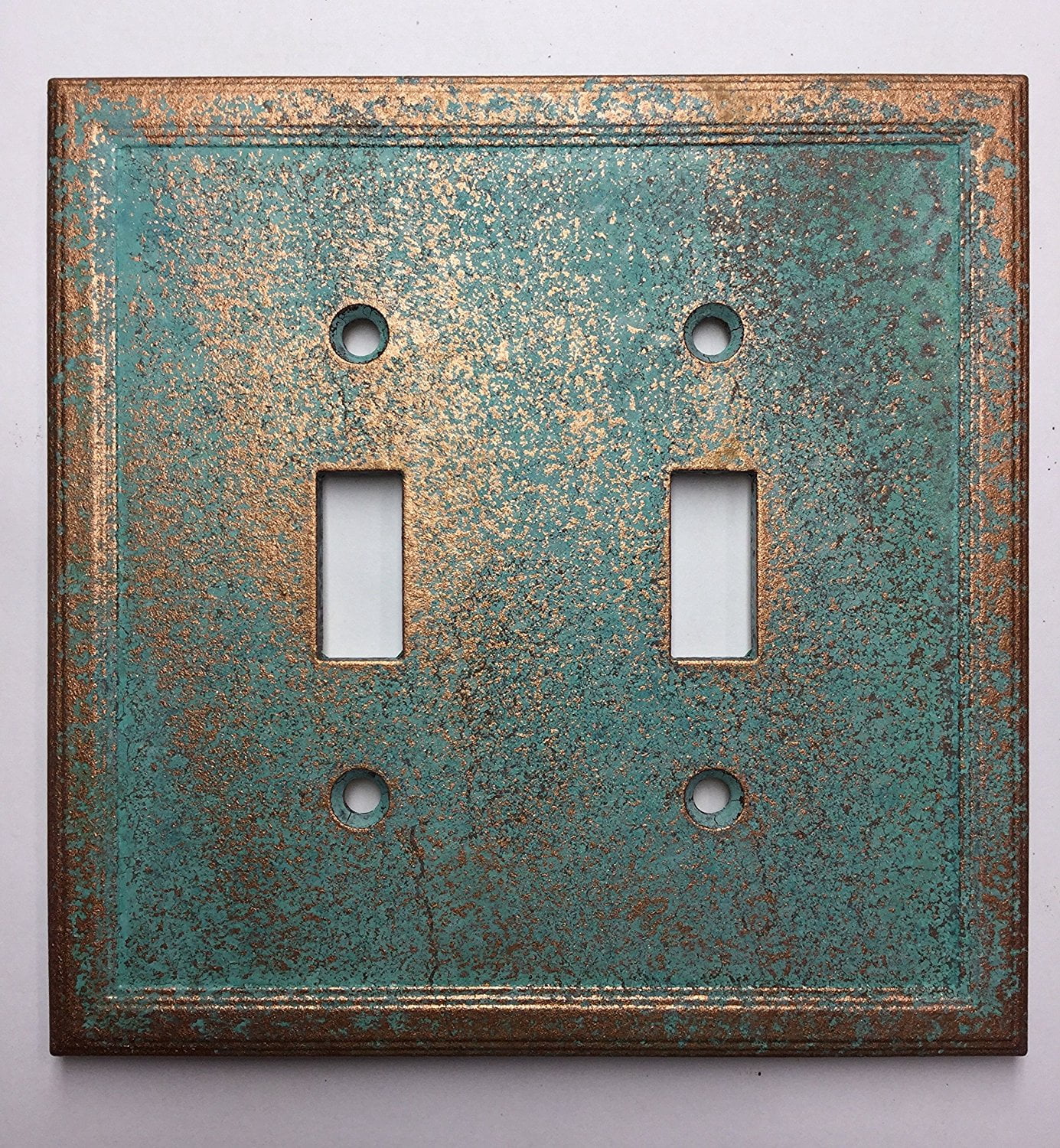 Aged Patina - Double Light Switch Cover - Walmart.com