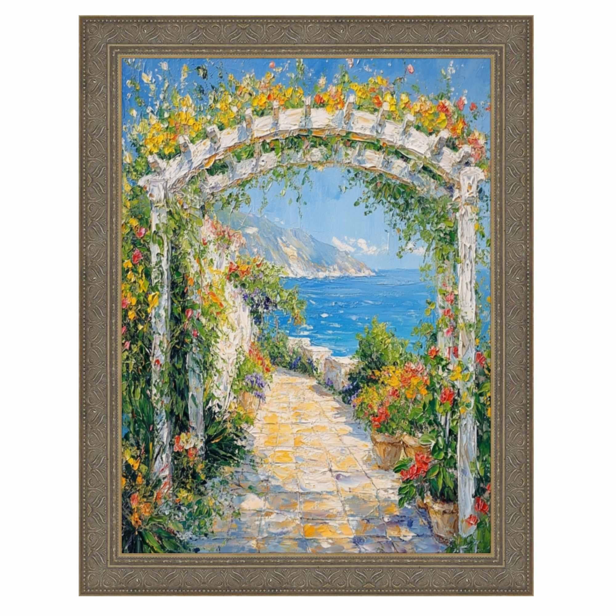 Aged Silver Ornate Shadow Box Picture Frame 30x40 frame - Walmart.com