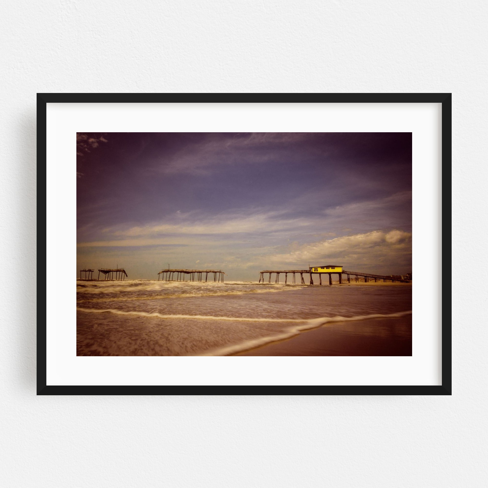 Aged View of the Frisco Pier Landscape Photograph - Frisco North ...