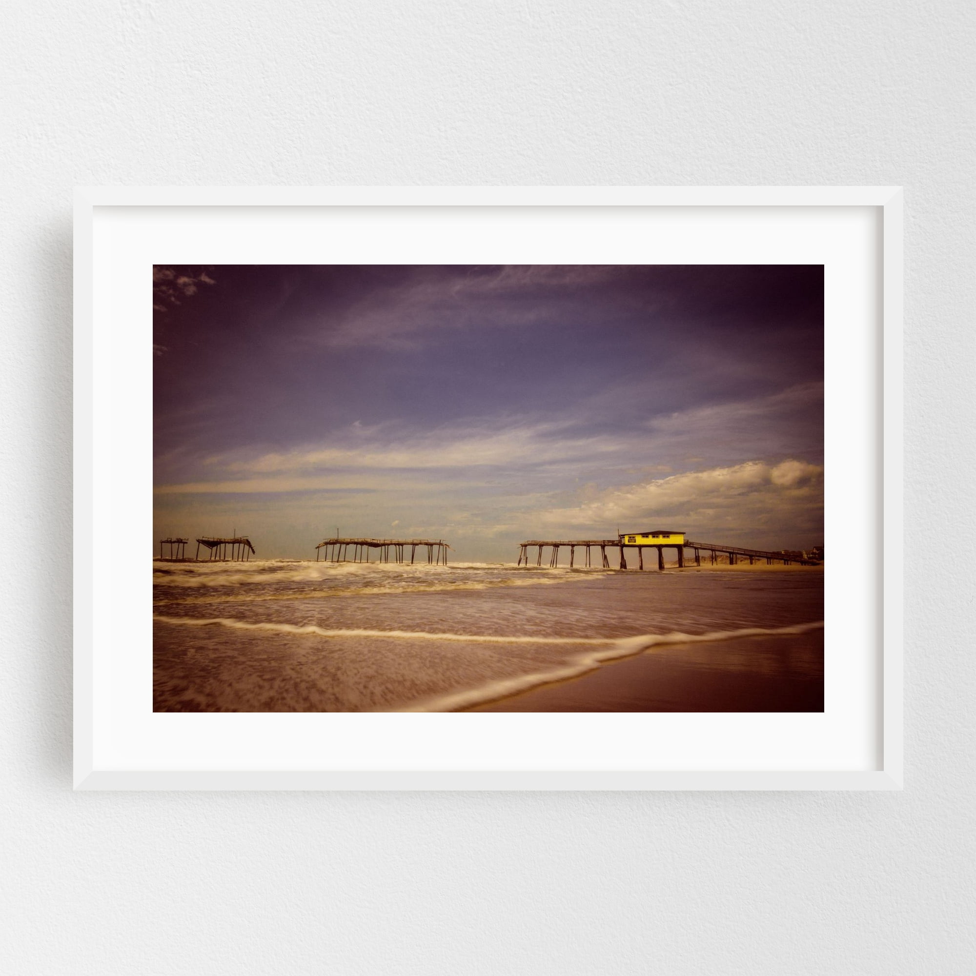 Aged View of the Frisco Pier Landscape Photograph - Frisco North ...