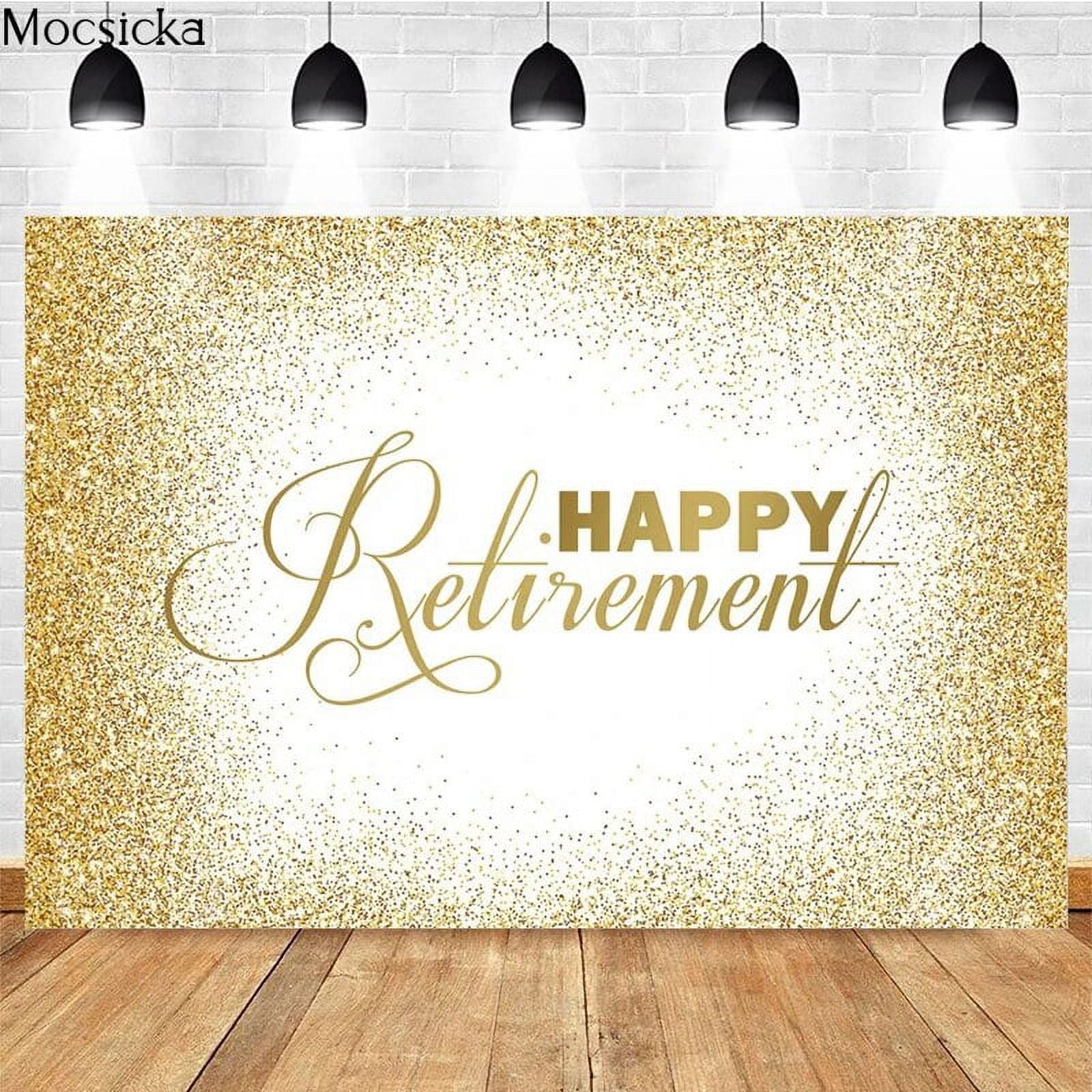 Ageless Happy Birthday Photography Background Golden Glitter Decoration ...