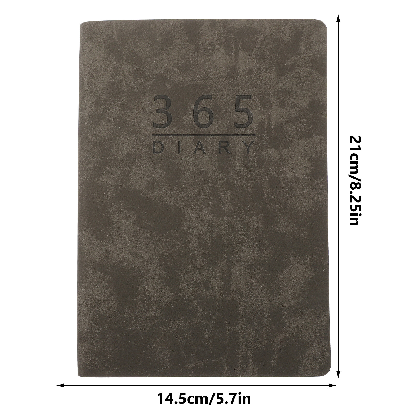 SHOWERORO Daily Planner Notepad for Home Use Simple Black Paper Design ...