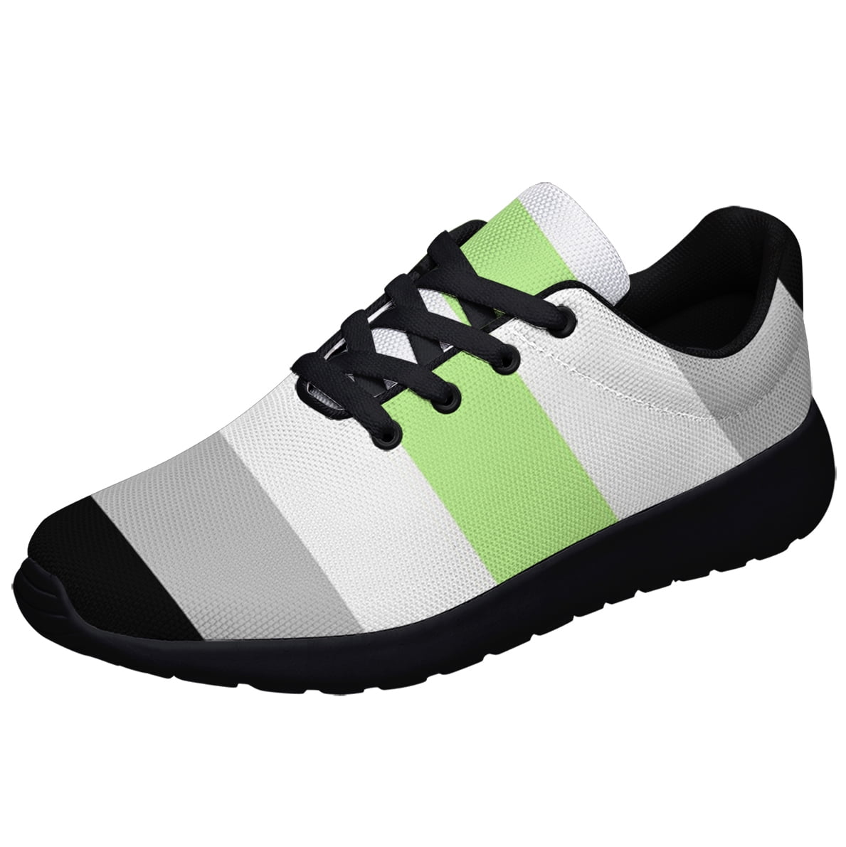 Agender Flag Shoes Mens Womens Running Sneakers Mesh Breathable Jogging ...