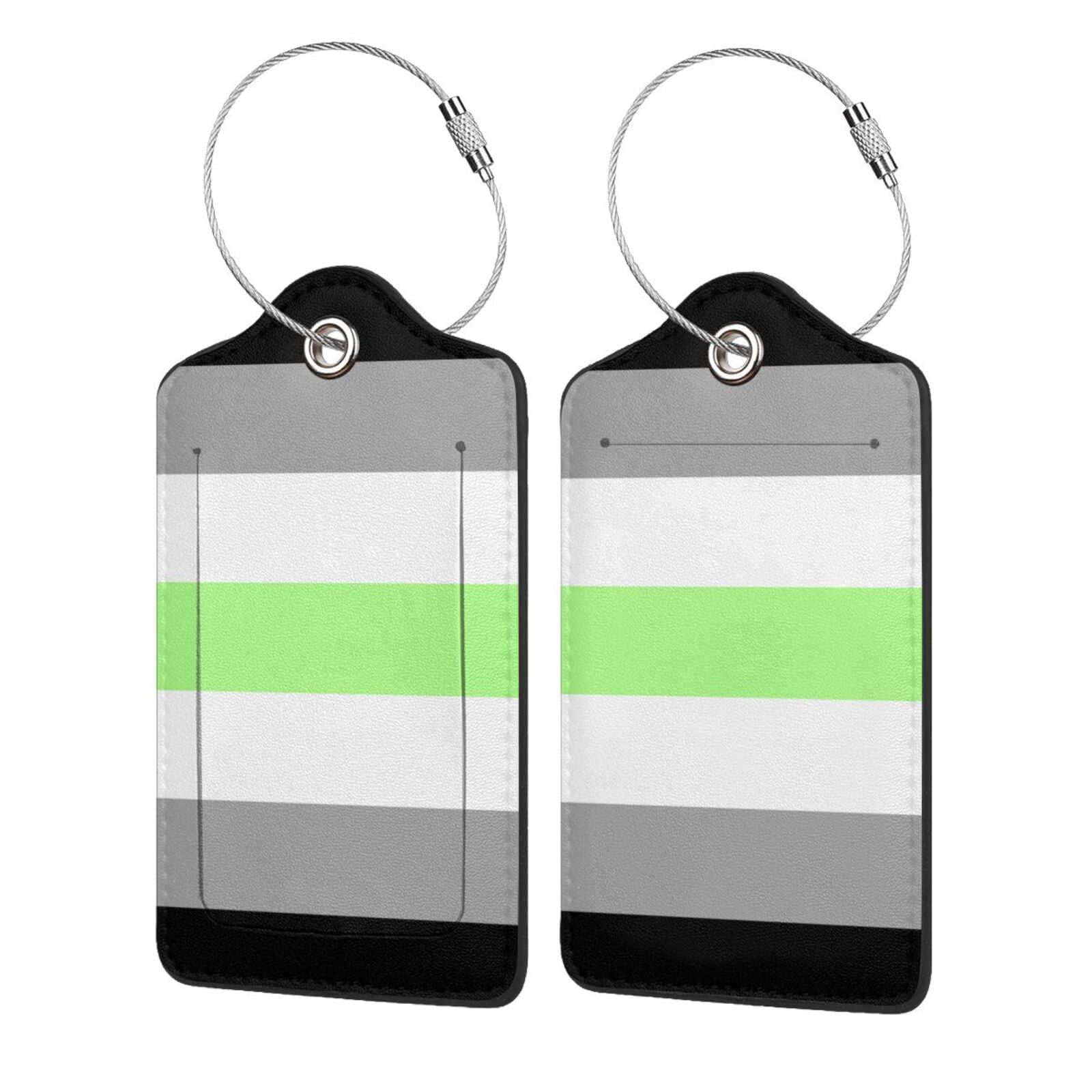 Agender Pride Flag Luggage Tags for Suitcase Tags Identifiers with ...