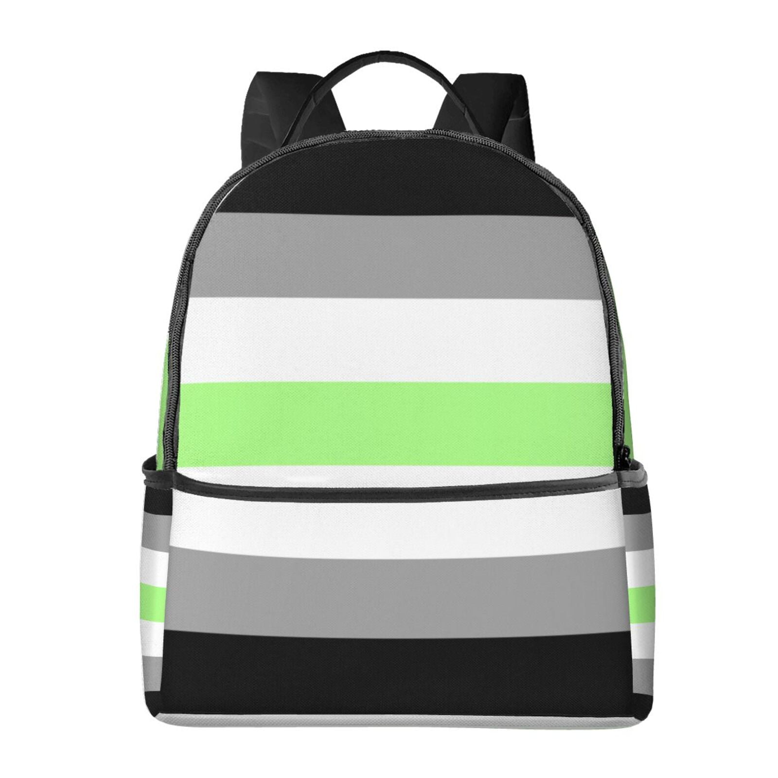 Agender Pride Flag Shoulder Backpack Laptop Tablet for Sport Travel Bag ...