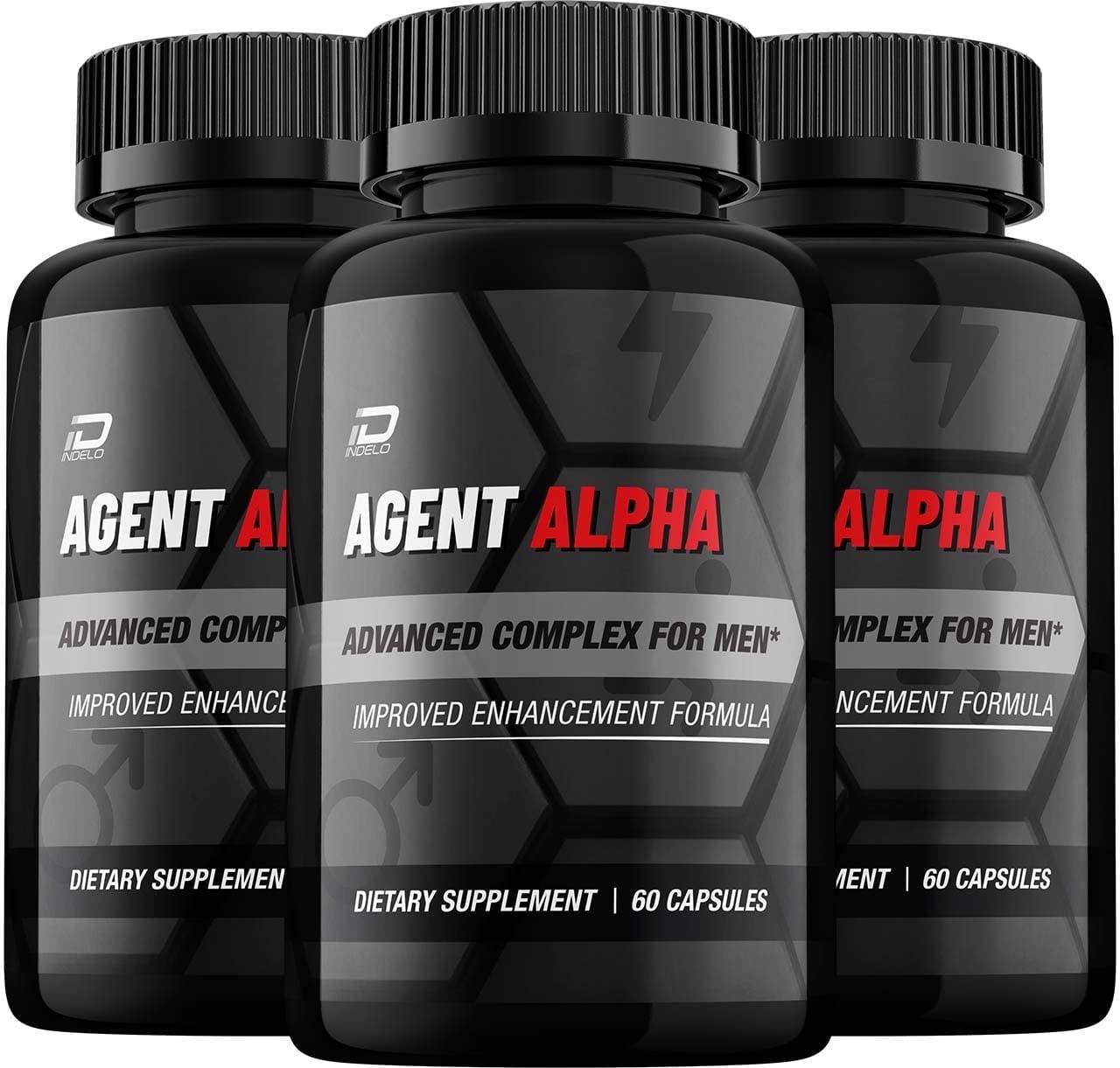 Agent Alpha Men's Dietary Supplement, 3 Pack, 180 Capsules - Walmart.com
