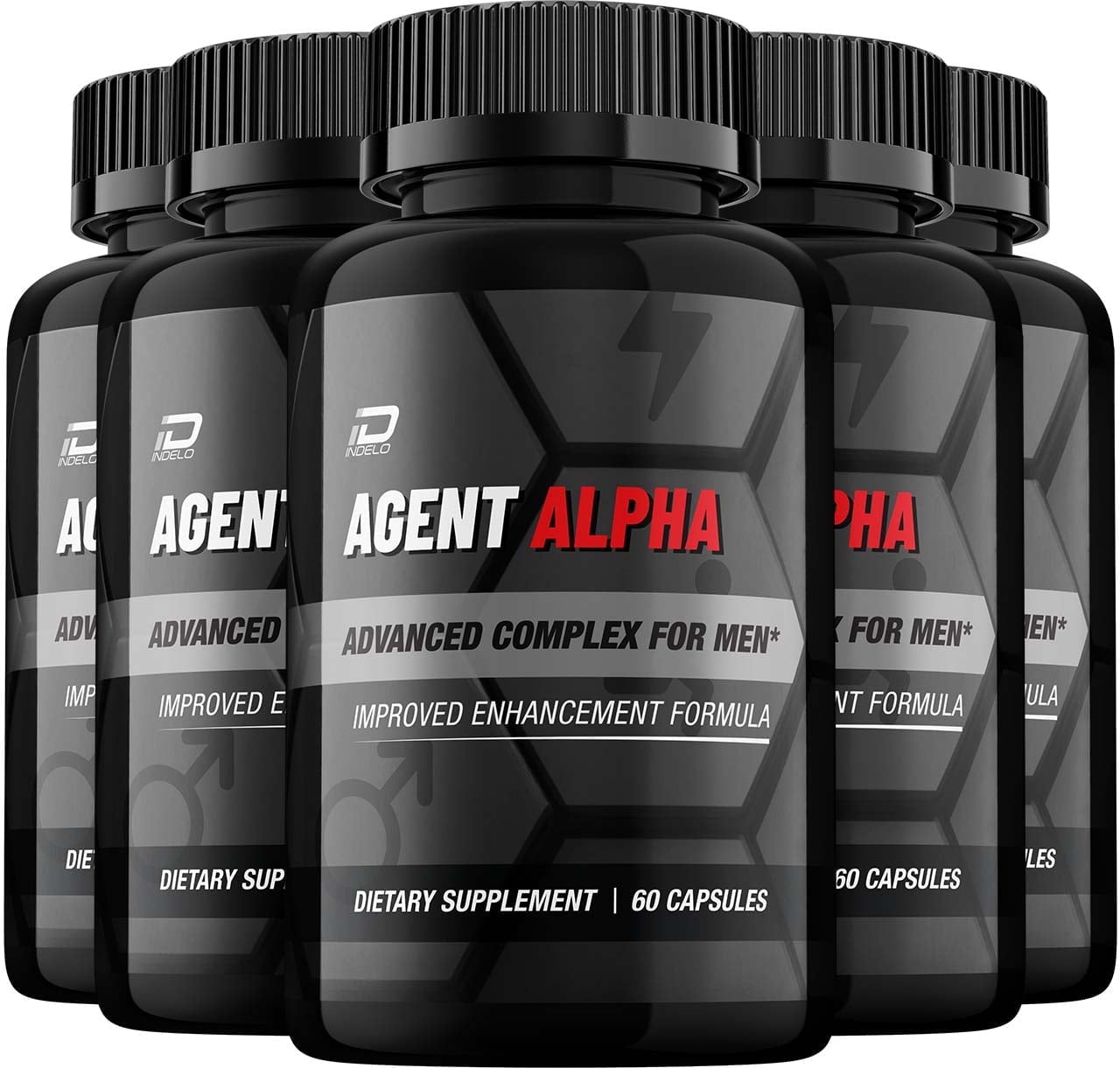 Agent Alpha for Men Capsules, 5 Pack, 300 Capsules - Walmart.com