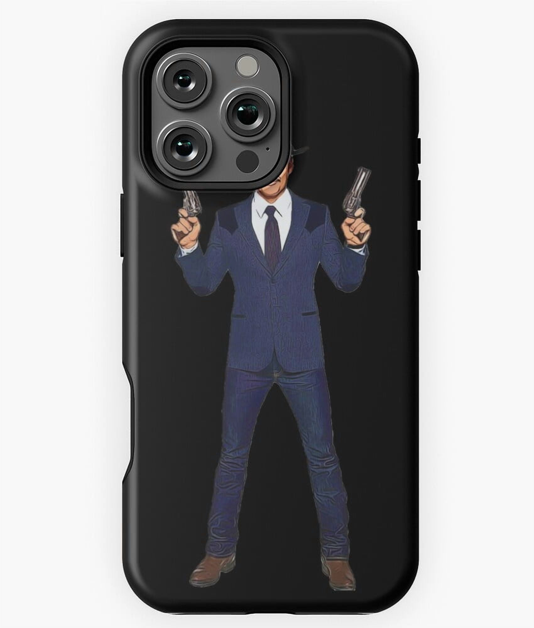 Agent Whiskey Cartoon Art Pocket Size Phone Case for iPhone 16 15 14 13 ...