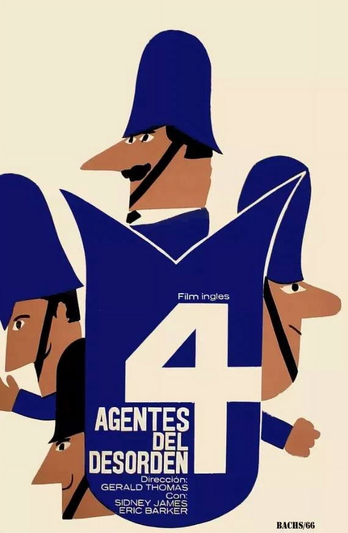 . Agentes del desorden.british police.movie.POSTER.Decoration.Graphic ...