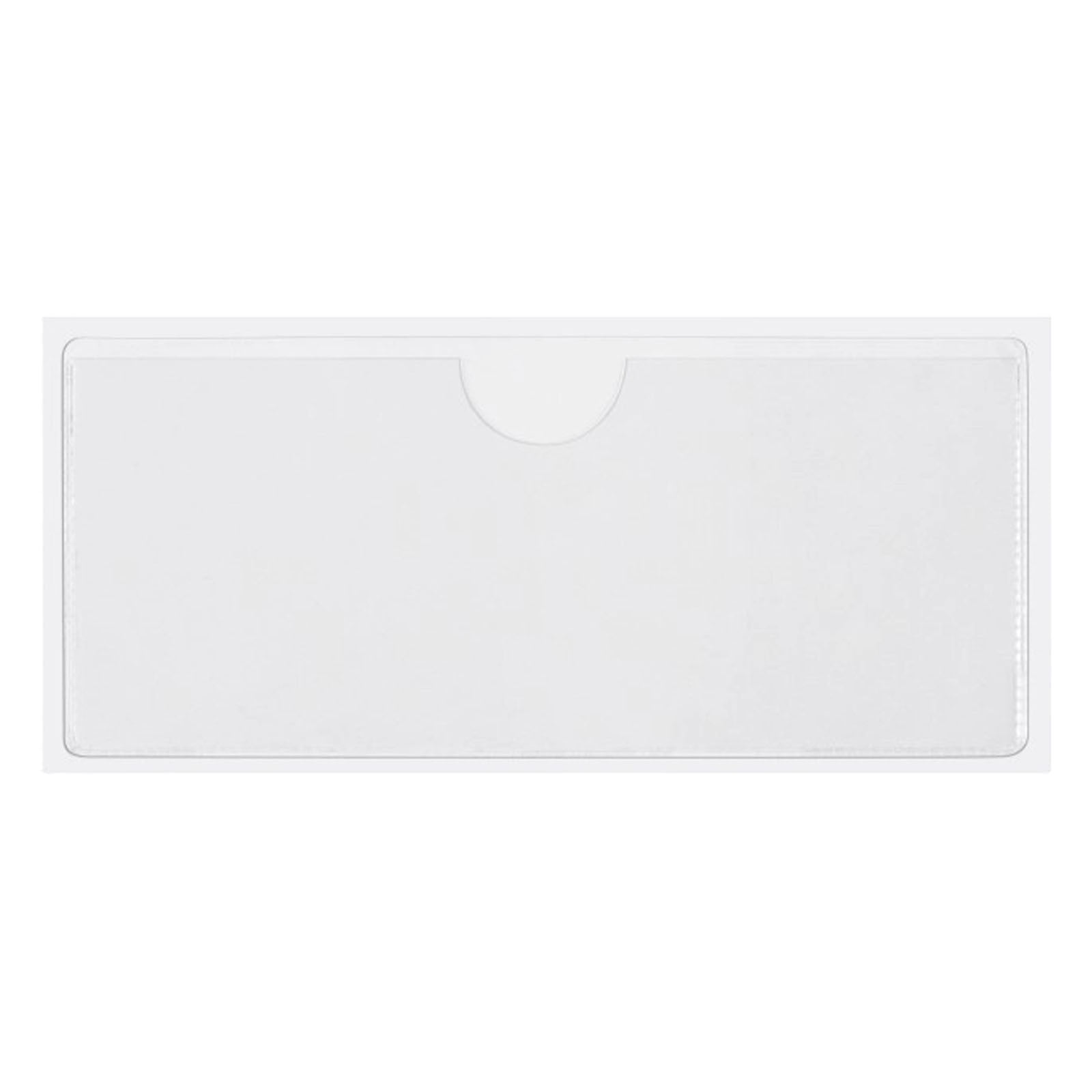 Ageoie Clear Self-Adhesive Pockets, Index Card Pockets with Top Open ...