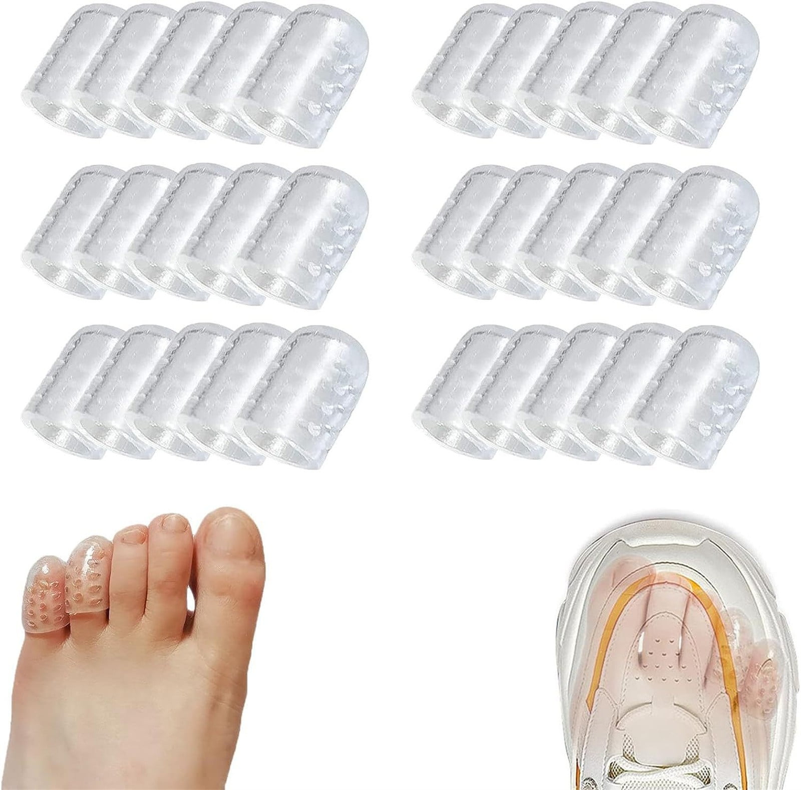 Ageoie Clear Silicone Anti Friction Toe Protector 2024 New Gel Toe ...