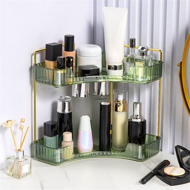 Corner Bathroom Organizer Cosmetic Makeup Storage for Home Tabletop ...