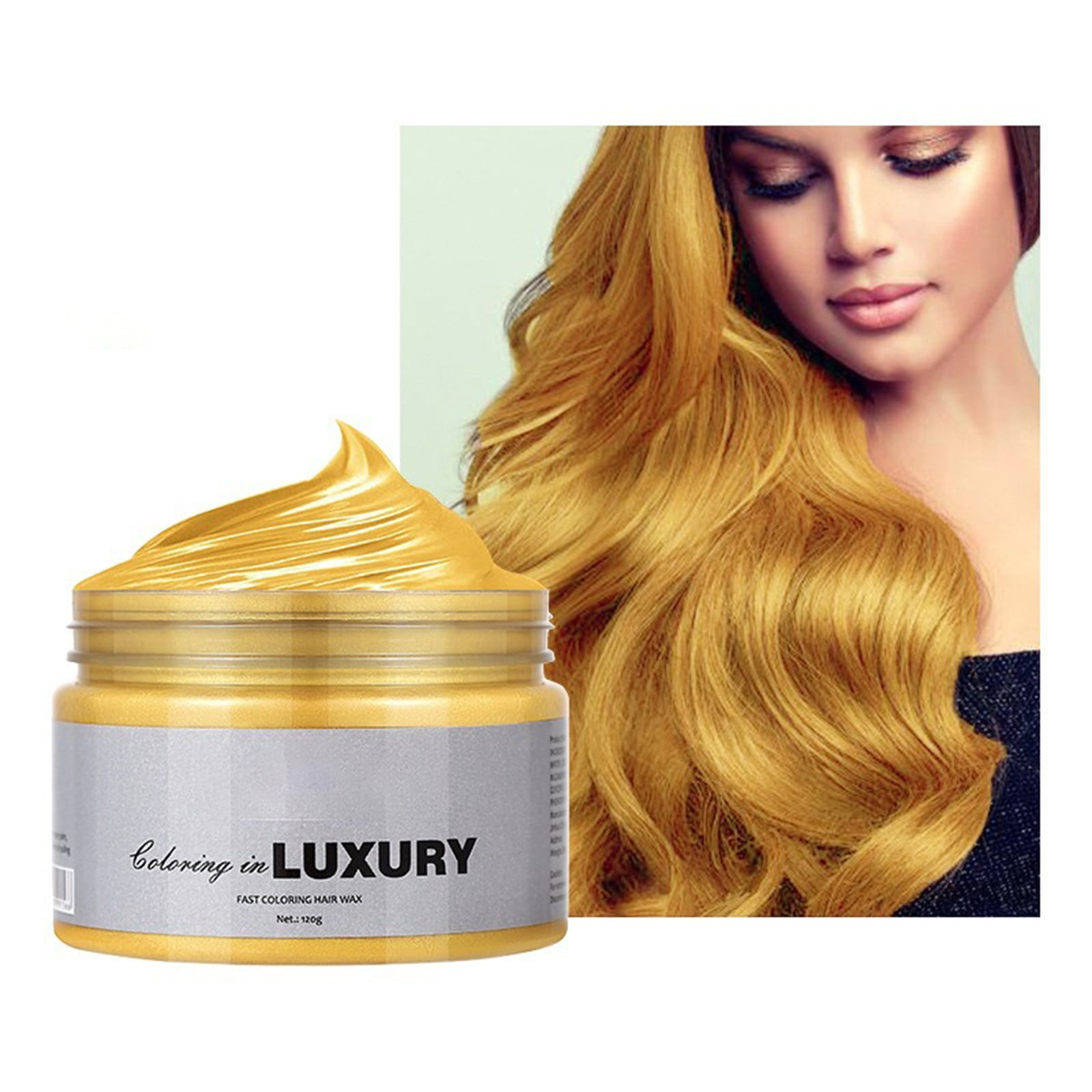 Ageoie Gold 9 Colors Temporary Hair Wax Color Wax Colored Hair Dye ...