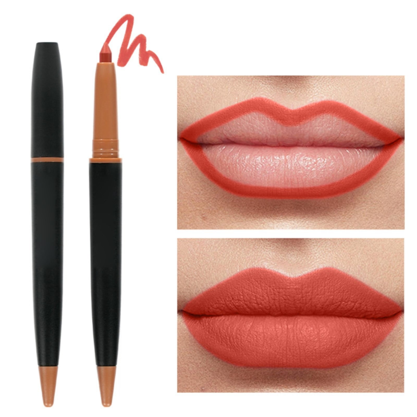 Ageoie Lip Liner And Lipstick Matte Set,Moisturizing Glossy Tinted Lip ...