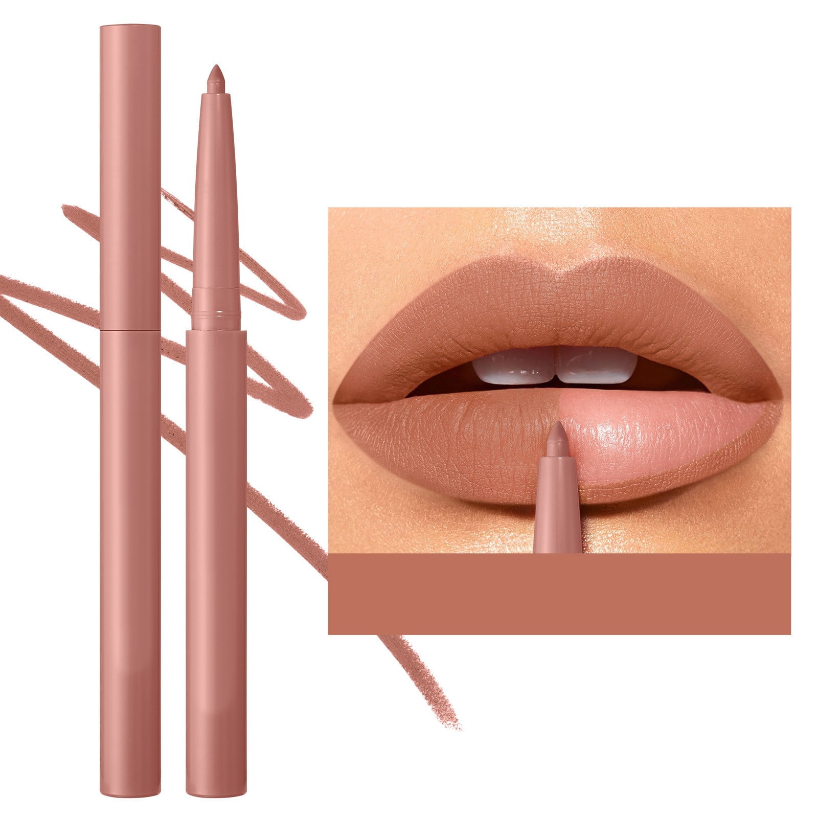 Ageoie Matte Lip Liner And Lipblam,Plumping Fuller Lips Long Lasting ...